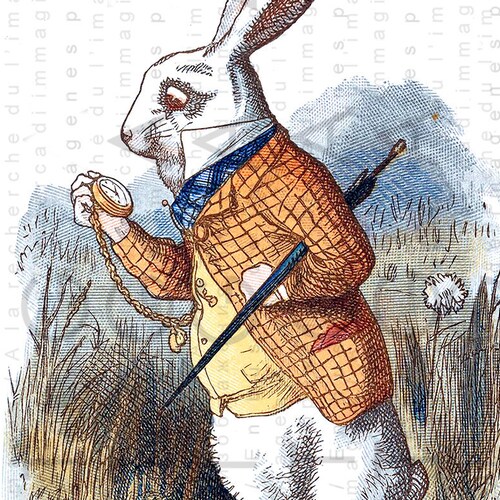 French Rabbit Digital Image Art Graphic Downloadable Printable | Etsy