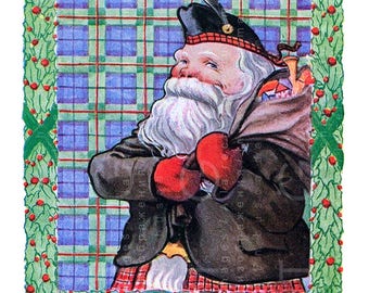 Scottish Santa Claus - Etsy