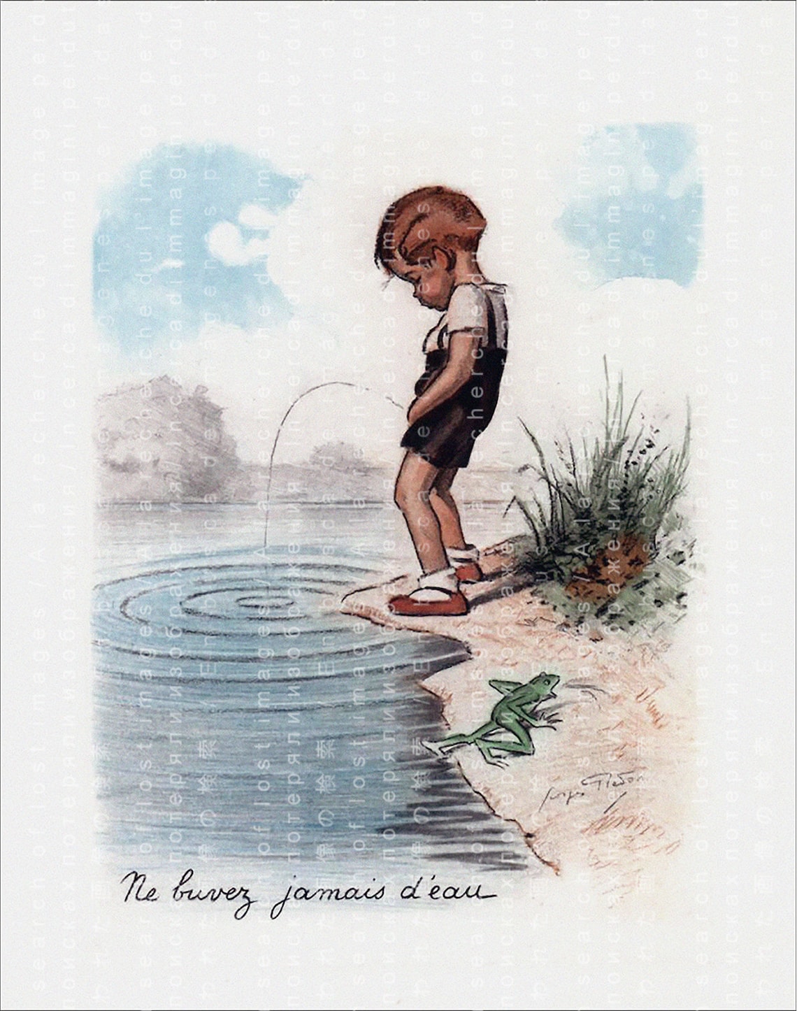Little Boy Peeing in the Lake. Printable Wall Art. 20s Digital - Etsy UK