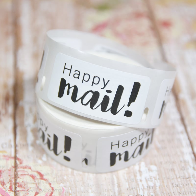 Happy Mail Stickers - Etsy