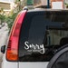 Sorry Not Sorry Sticker Sorry Not Sorry Decal • Car Window Decal • Free ...
