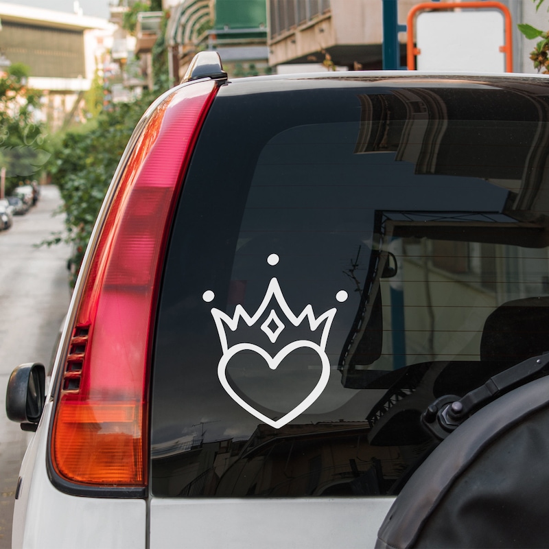 Heart Car Decal - Etsy
