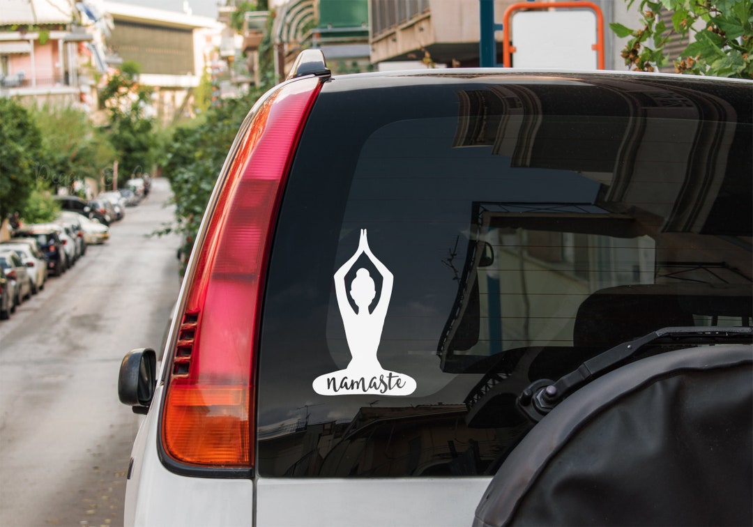 Namaste Sticker Namaste Car Decal Yoga Decal Yoga Sticker Meditation ...