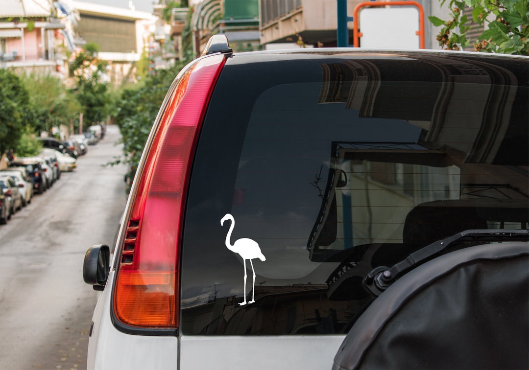 Flamingo Car Decal • Car Window Decal • Free Shipping Car Window ...