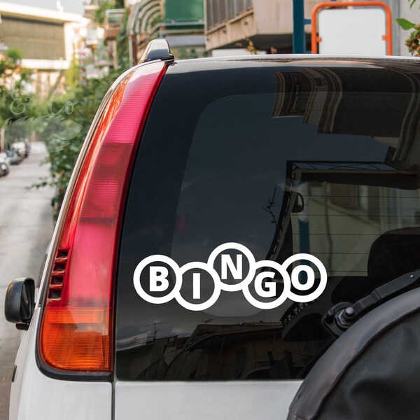 Bingo Window Decal - Etsy