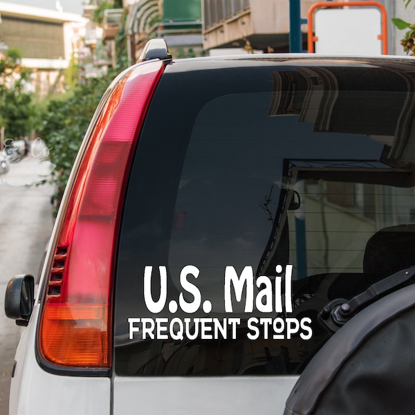 Mail Carrier Decal - Etsy