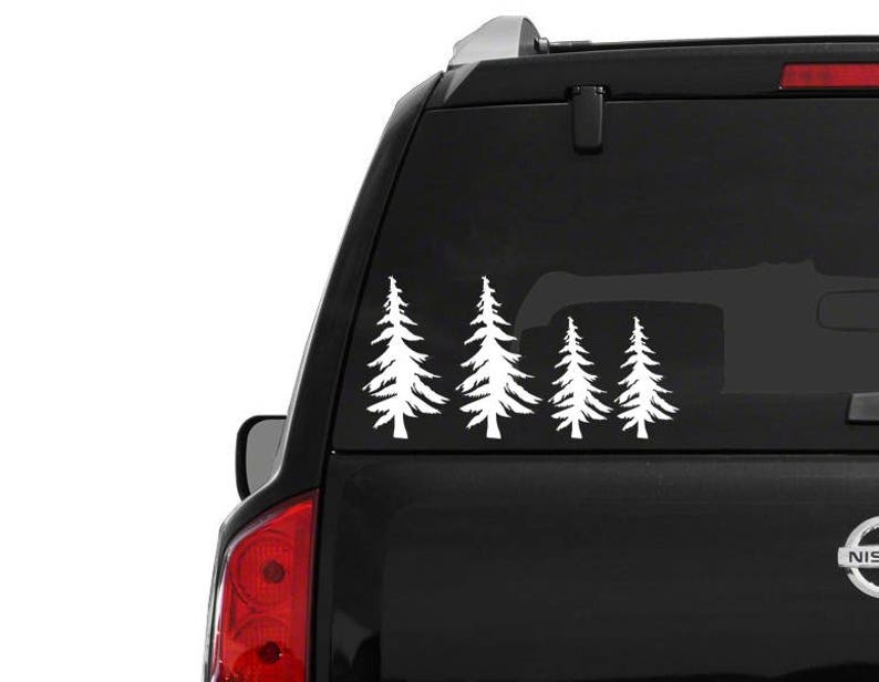 Tree family stickers car window decal fast shipping boho | Etsy