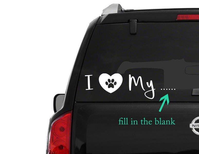 I Love My Devon Rex Sticker Devon Rex Car Decal Car Window - Etsy