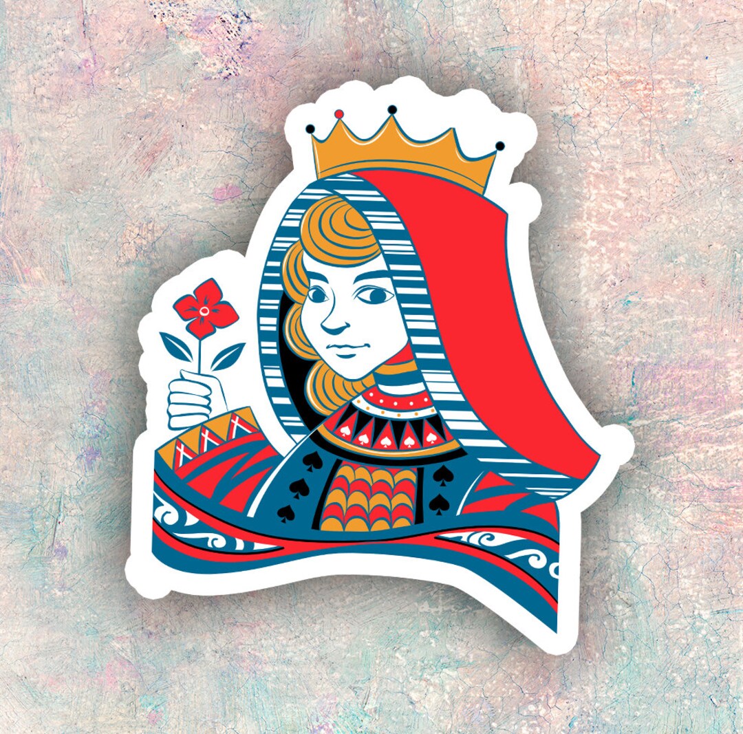 Queen Tumbler Sticker Free Shipping Stickers Scrapbooking Custom ...