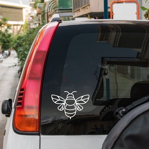 Honey Bee Car Decal • Car Window Vinyl Sticker - Etsy