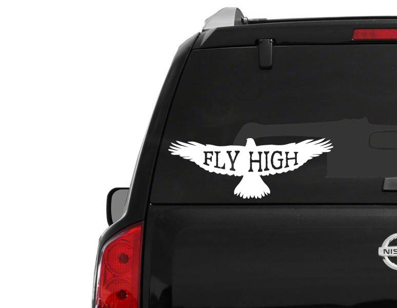 Eagle FLY HIGH sticker car window decal fast shipping 4 | Etsy