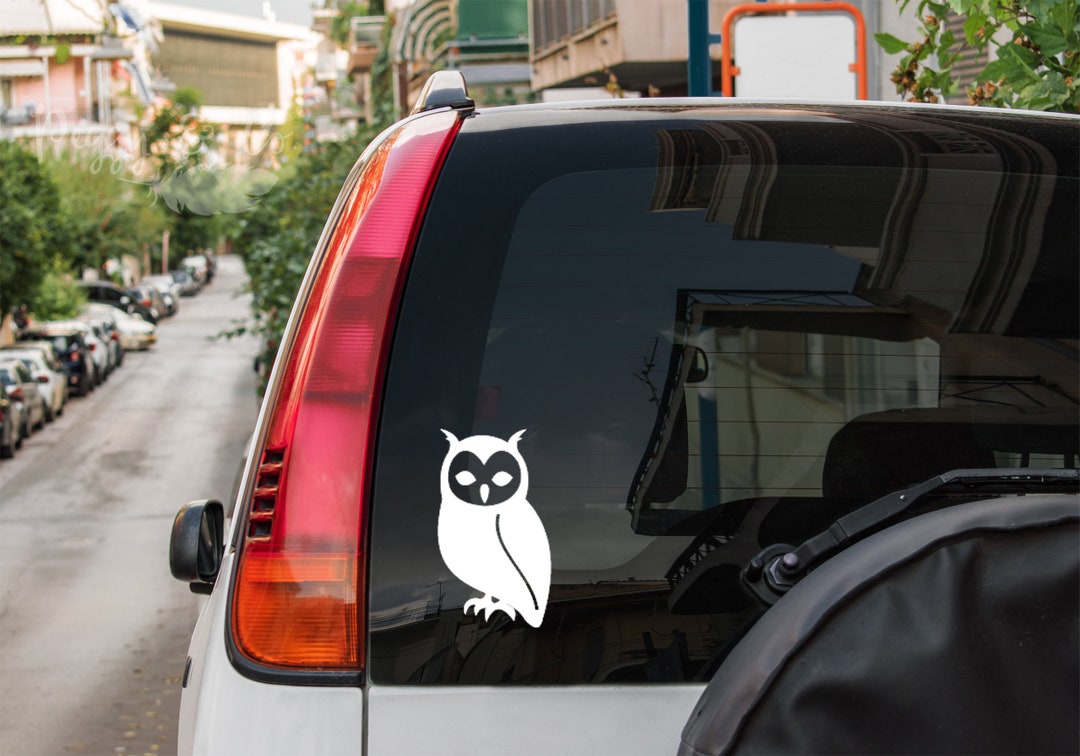 Owl Car Decal • Car Window Decal Fast Shipping Car Window Sticker Owl ...