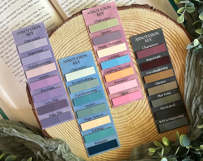 Iron Flame Annotation Bookmarks - Etsy