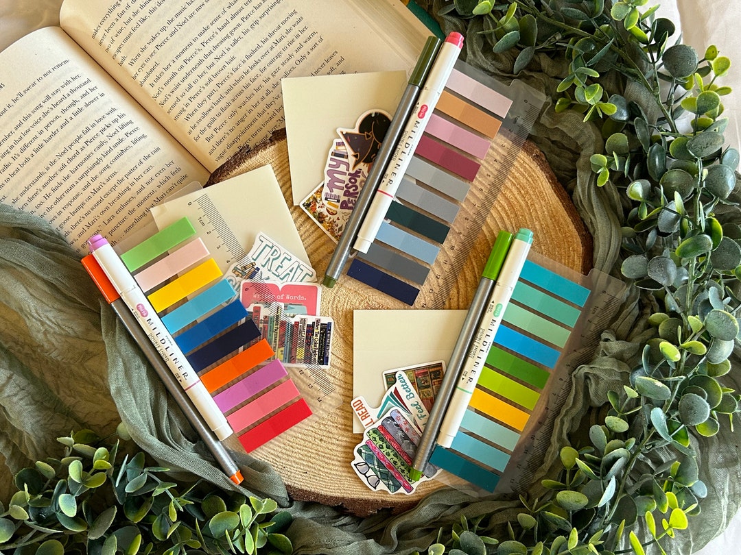 Book Annotation Kit Mystery Grab Bag Annotating Tabs, Highlighter, Pen ...