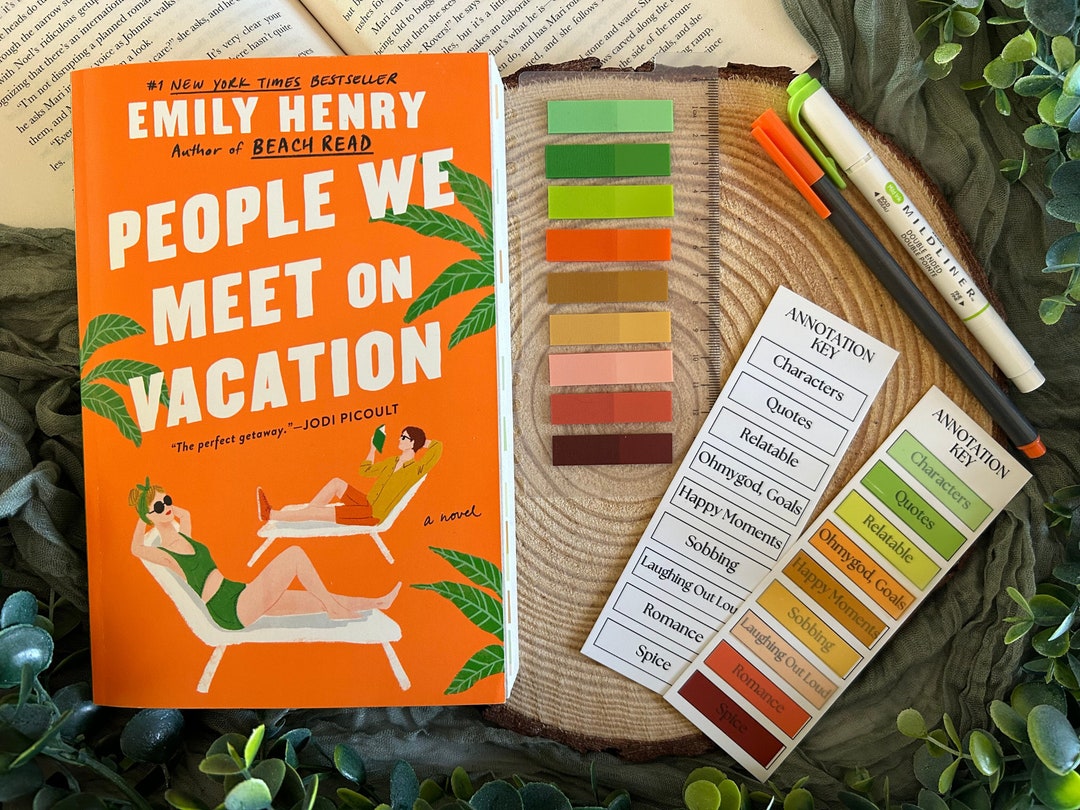 Custom Curated Book Annotation Kit | Annotating Tabs, Highlighter, Pen ...