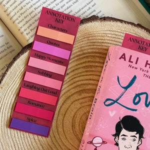 Annotation Bookmark With Tabs | Fantasy, Romance, Thriller, Horror ...