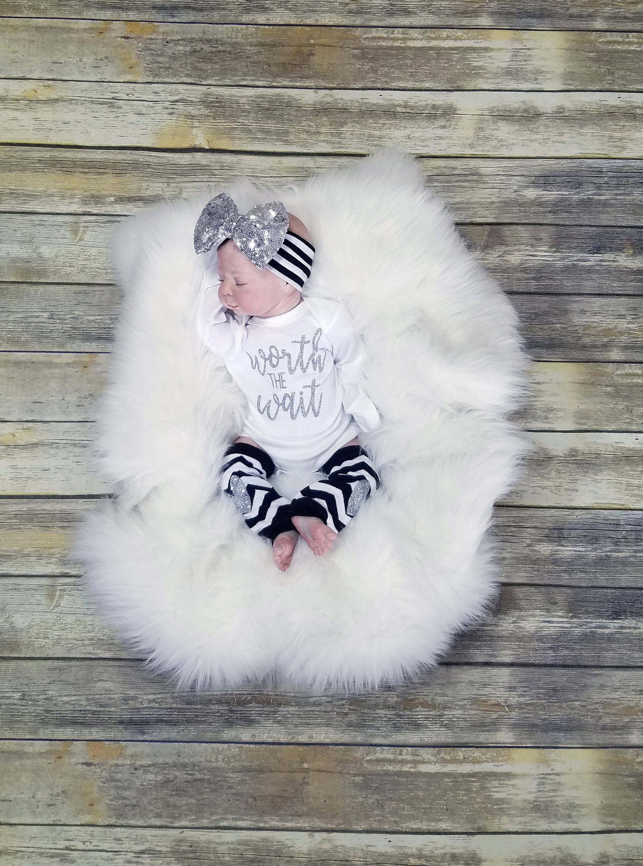 Newborn Girl Coming Home, Going Home Outfit, Newborn Girl Outfit, Baby ...