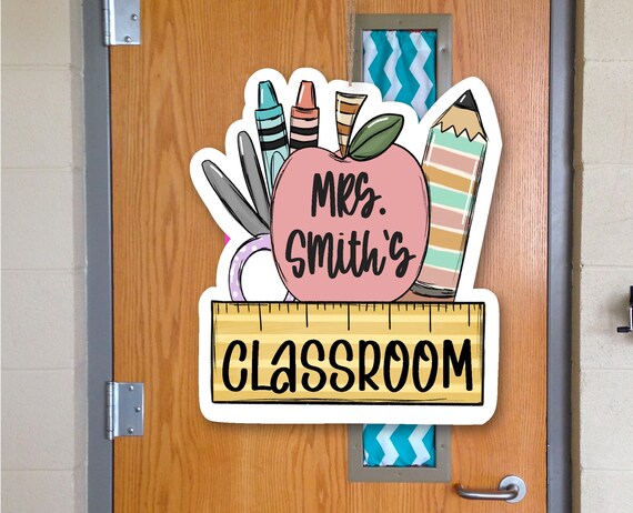 Teacher Name Sign Teacher Appreciation Gift Personalized - Etsy