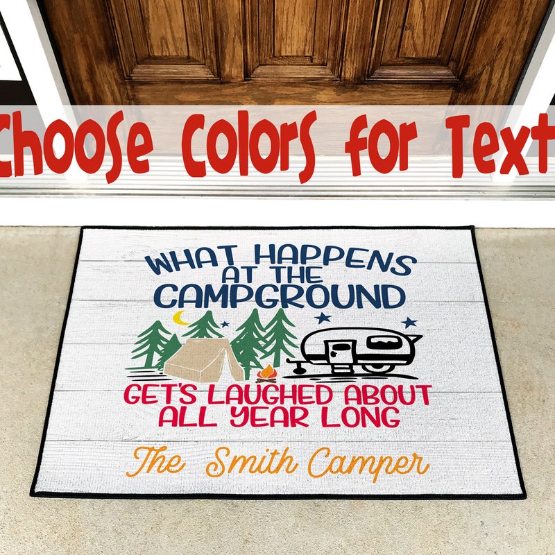 Camper Welcome Mat - Etsy