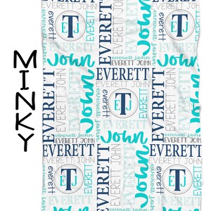 Personalized Baby Blanket With Monogram-special Gift for Baby Shower or ...