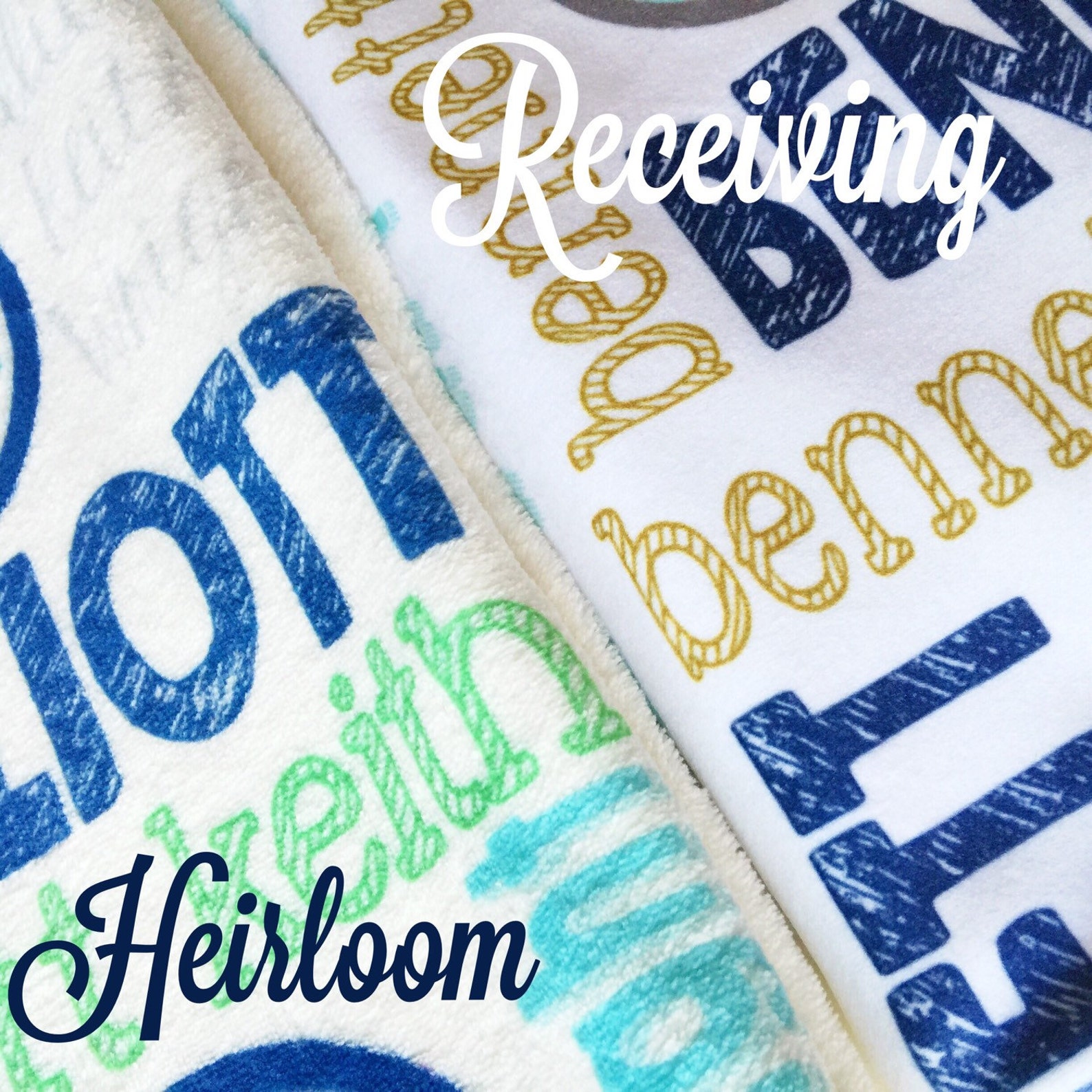 Baby Name Blanket Monogram Baby Blanket Custom Baby | Etsy