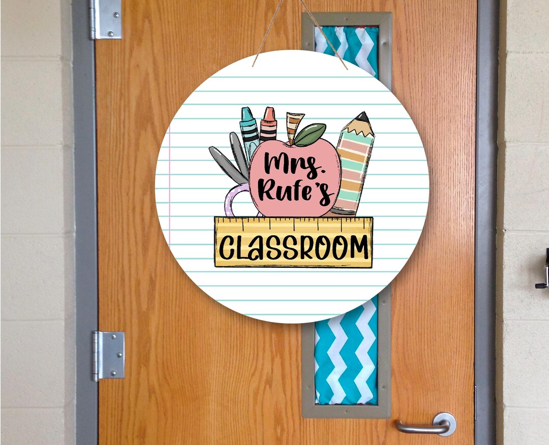 Teacher Name Sign Teacher Appreciation Gift Personalized Teacher ...