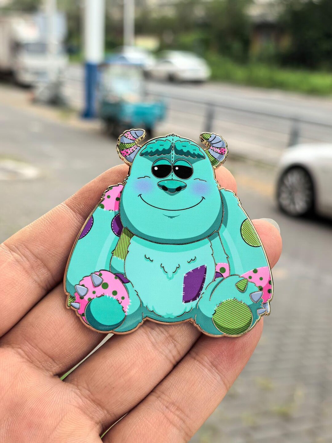Plushie Patch Pals - Sulley Disney Fantasy Pin - Etsy