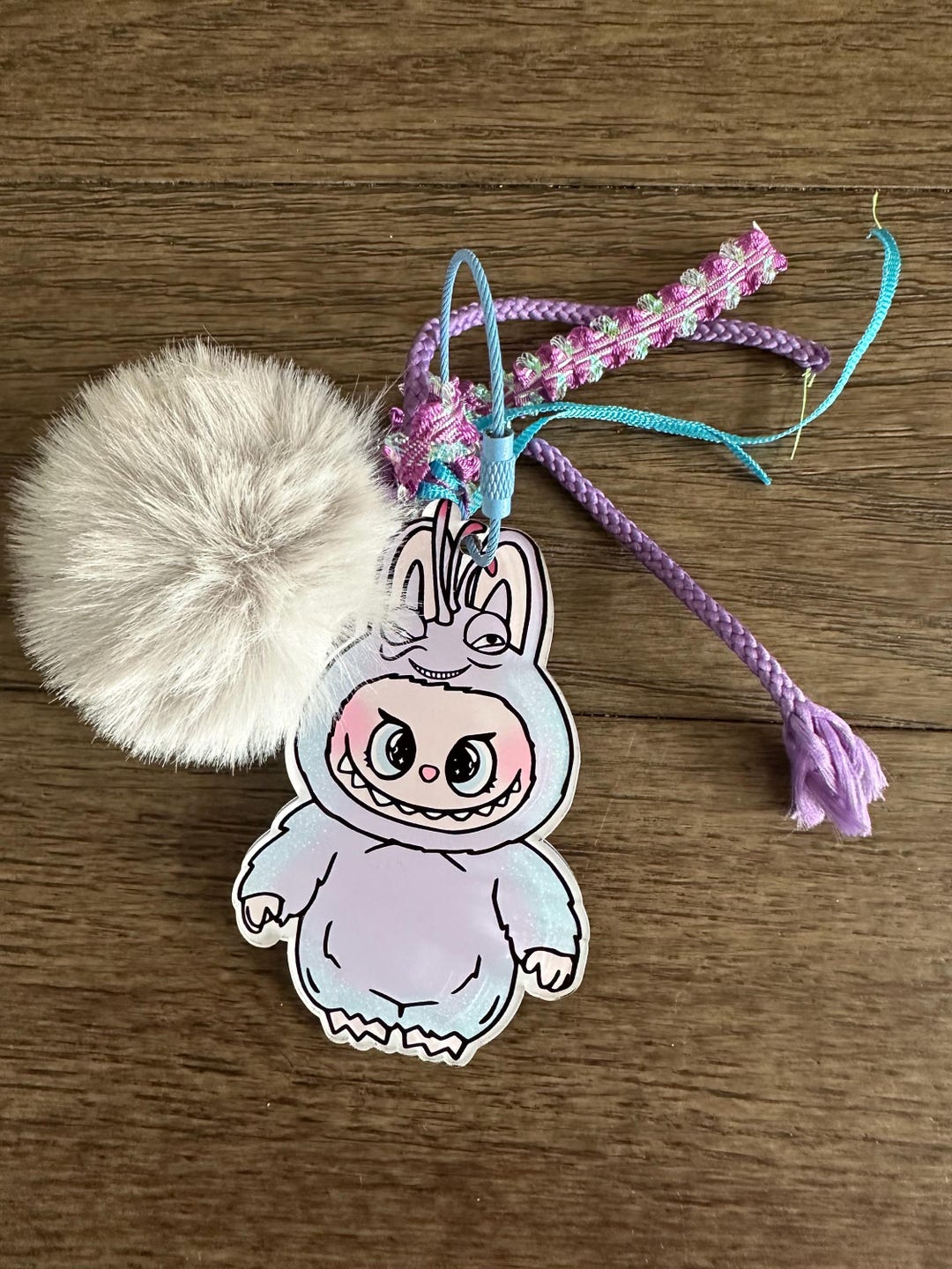 Labubu Monsters Inc Randall Bag Tag / Key Chain - Etsy