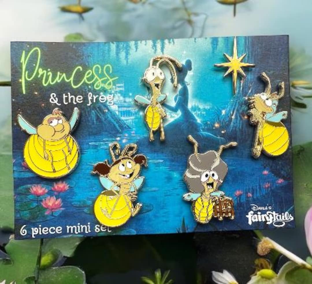 Disney Princess and the Frog Firefly Mini Fantasy Pins - Etsy