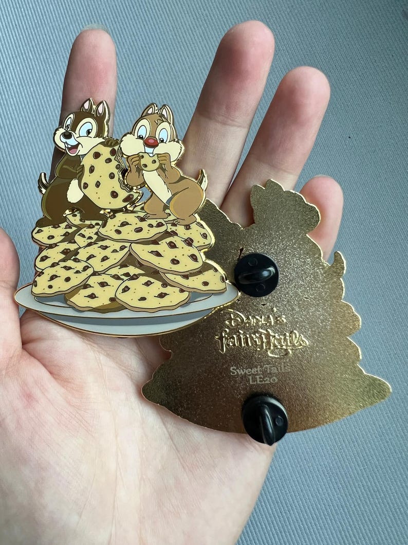 Sweet Tails Shop Chip and Dale Disney Fantasy Pin - Etsy