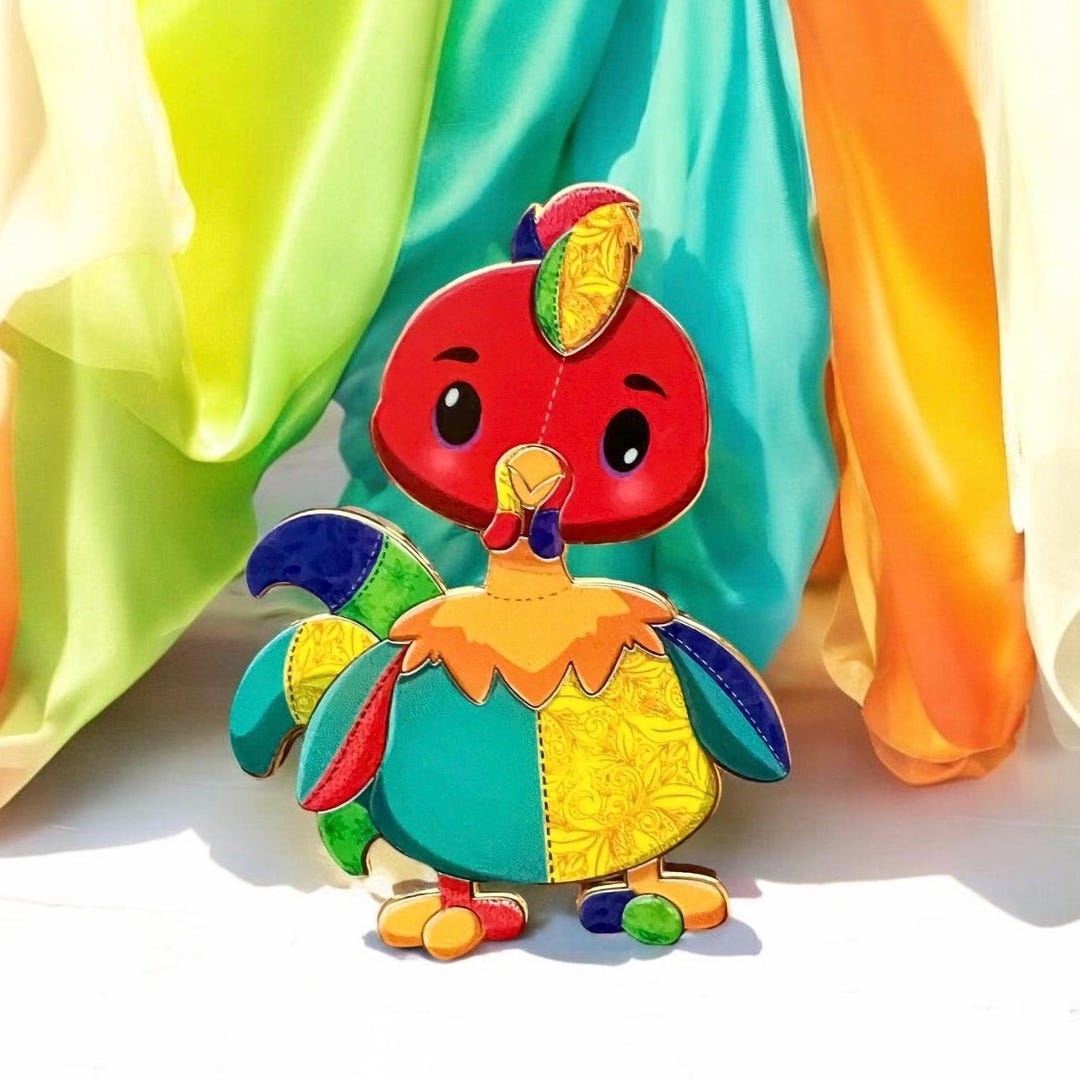 Plushie Patch Pals - Hei Hei Disney Fantasy Pin - Etsy