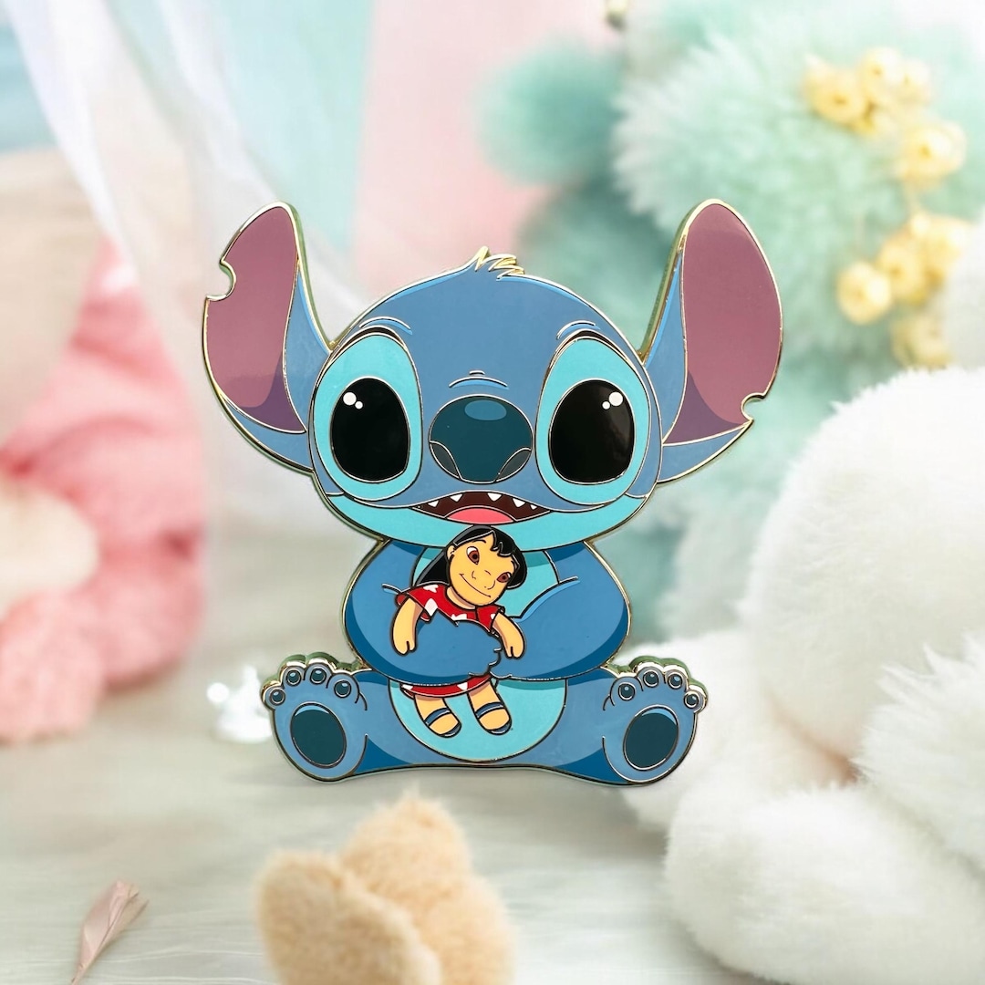 Cuddle Critters Stitch Disney Fantasy Pin - Etsy
