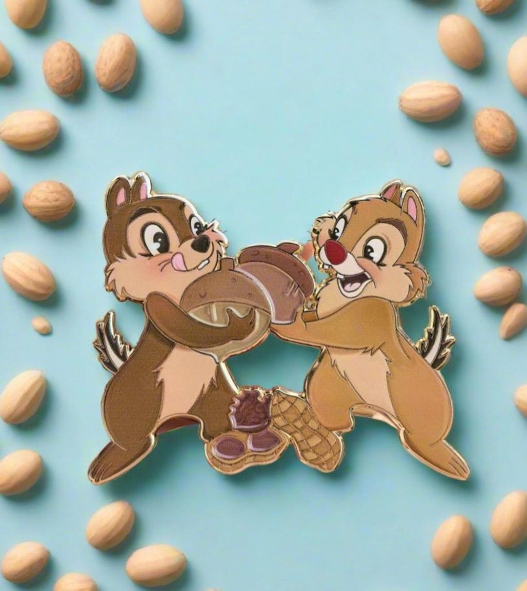 Tails & Treats Chip and Dale Fantasy Pin - Etsy