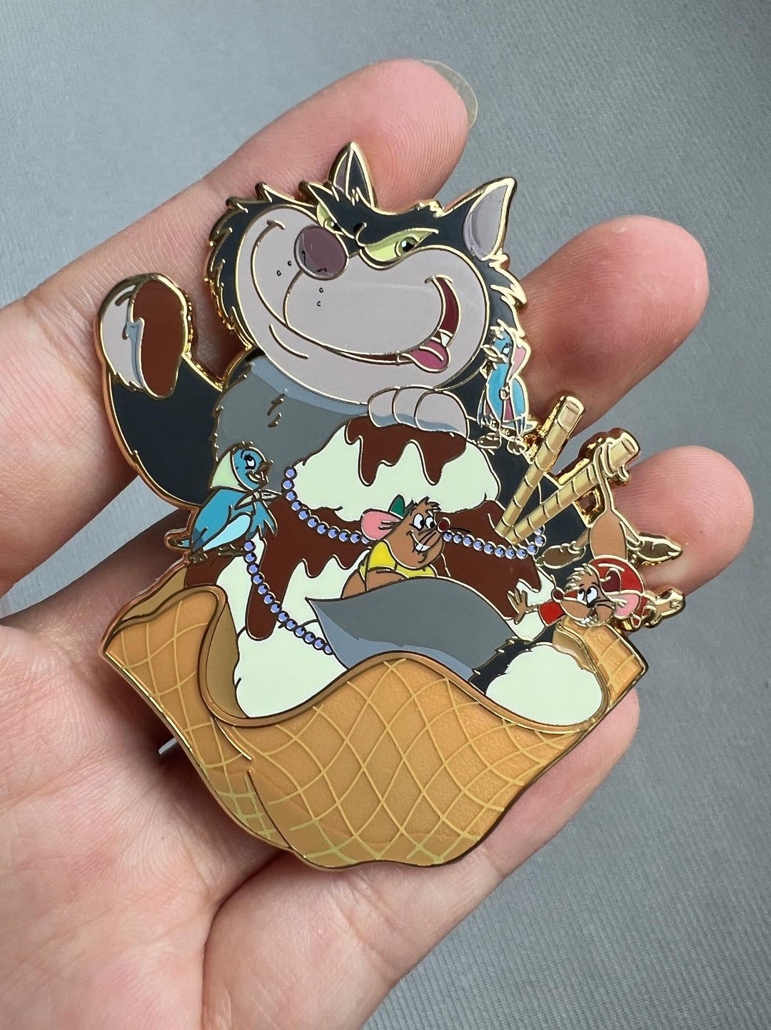 Sweet Tails Shop - Lucifer Cinderella Disney Fantasy Pin - Etsy