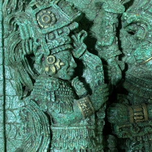 Mayan / Aztec 3D Wall Art, Circa 1980's, Mexico. NOTE: Please Read ...