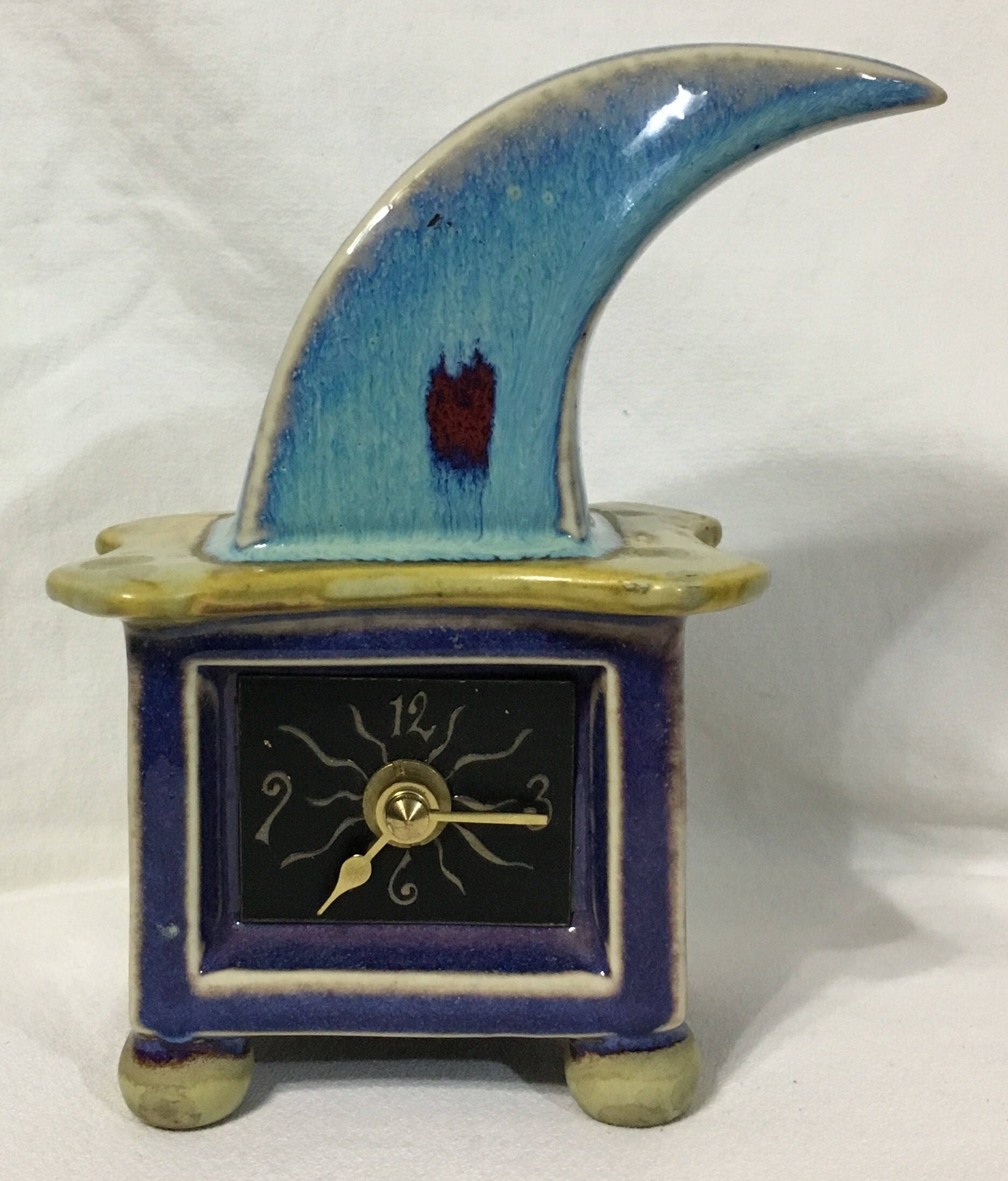 Whimsical jester Clock Artisan Collection by | Etsy