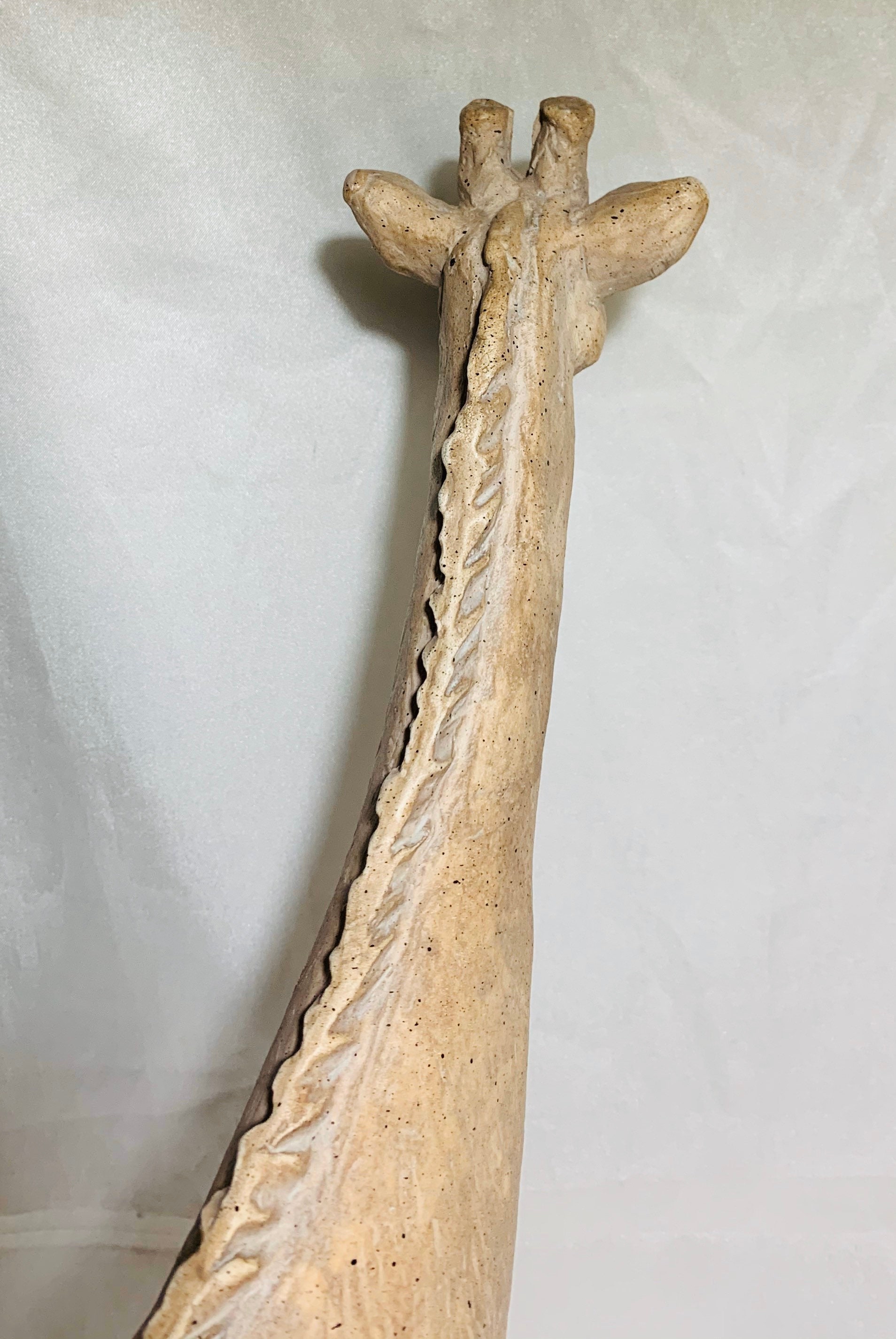 Rare Hand-scuplted 21 1/2" Standing Giraffe, Austin Productions, Inc ...