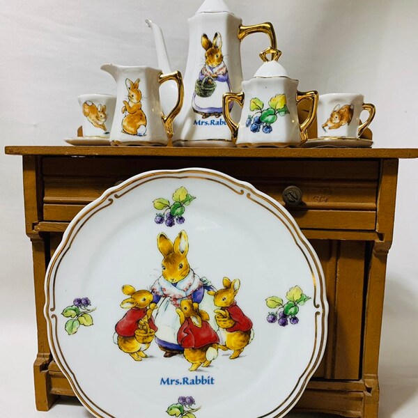 Beatrix Potter Tea Set - Etsy