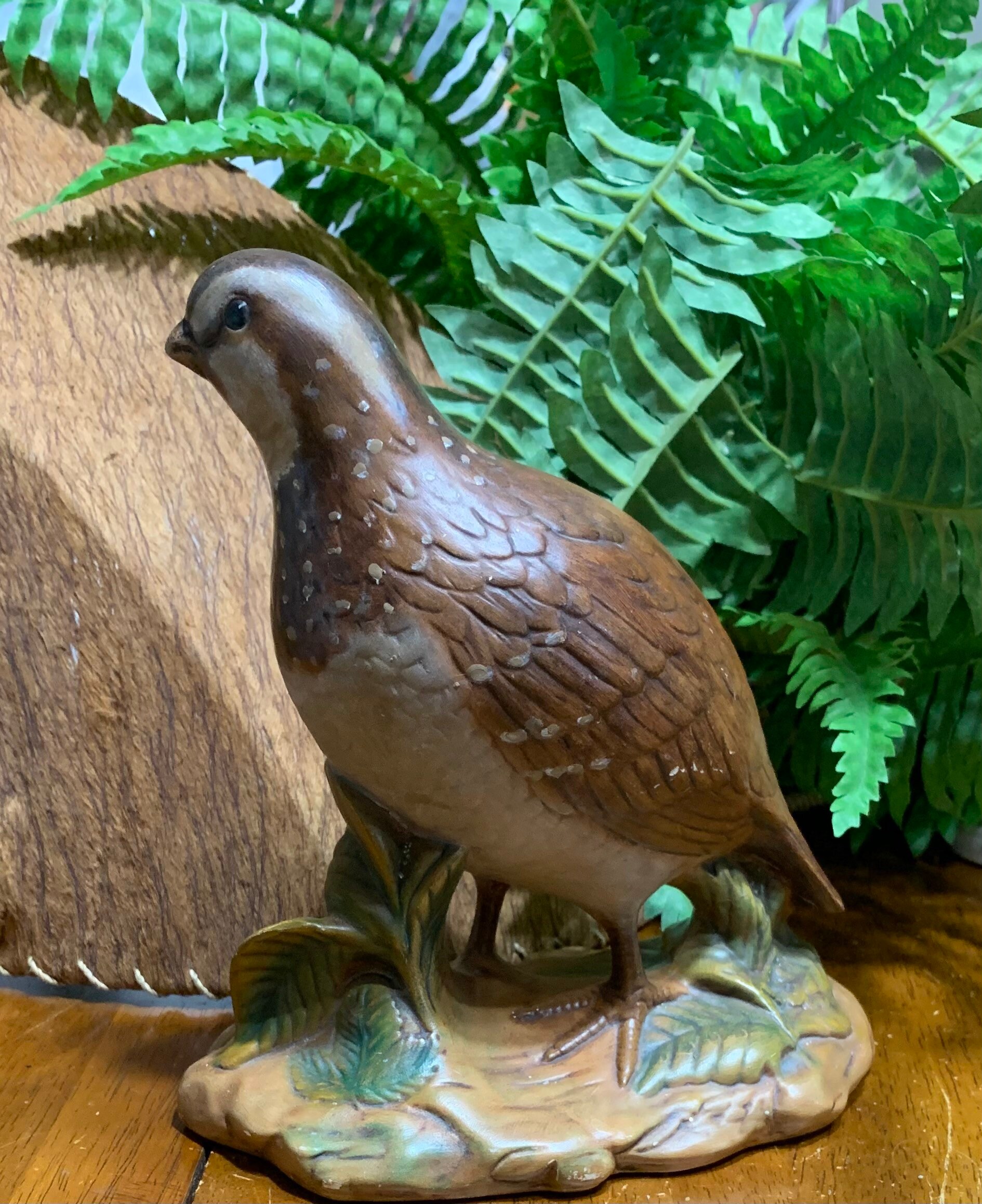 Ceramic Quail Female, Holland Mold, 1950's. NOTE: Please Read Entire ...