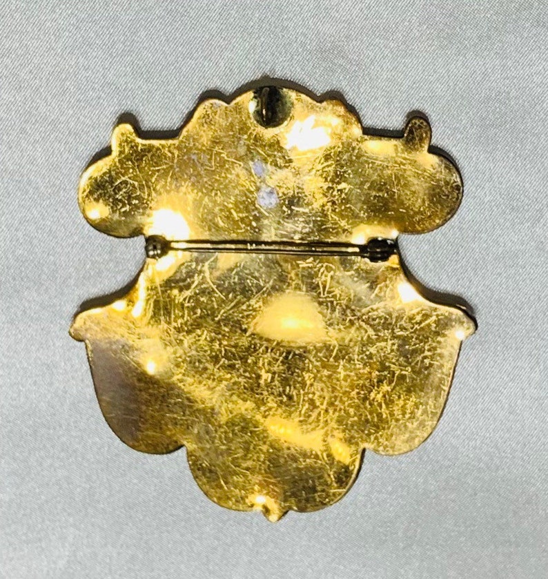 Rare Antique Heraldic Family Crest Brooch/pin Circa Early - Etsy