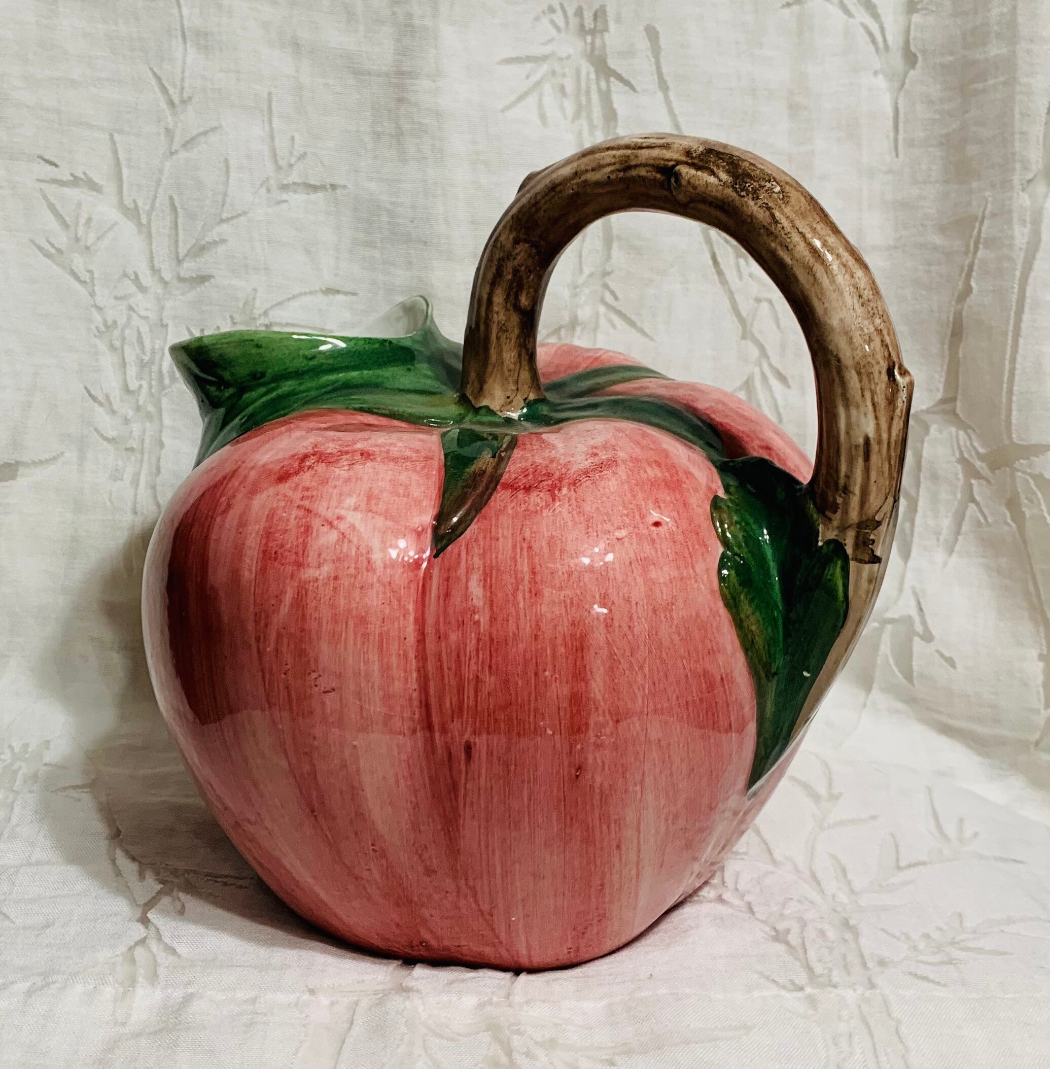 Ceramic Tomato Pitcher/vase, Bassano, Made in Italy. NOTE: Please Read ...