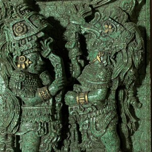 Mayan / Aztec 3D Wall Art, Circa 1980's, Mexico. NOTE: Please Read ...
