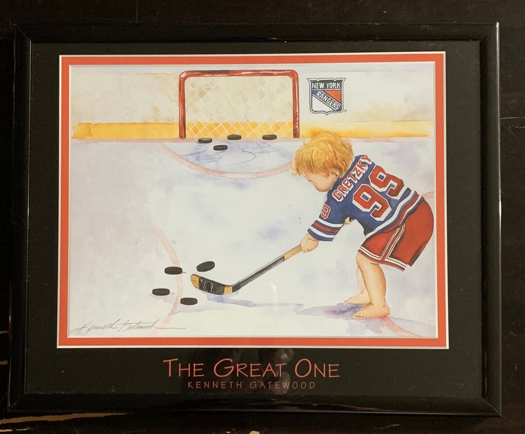 The Great One, Wayne Gretzky, Signed Kenneth Gatewood, Circa 1990. NOTE ...