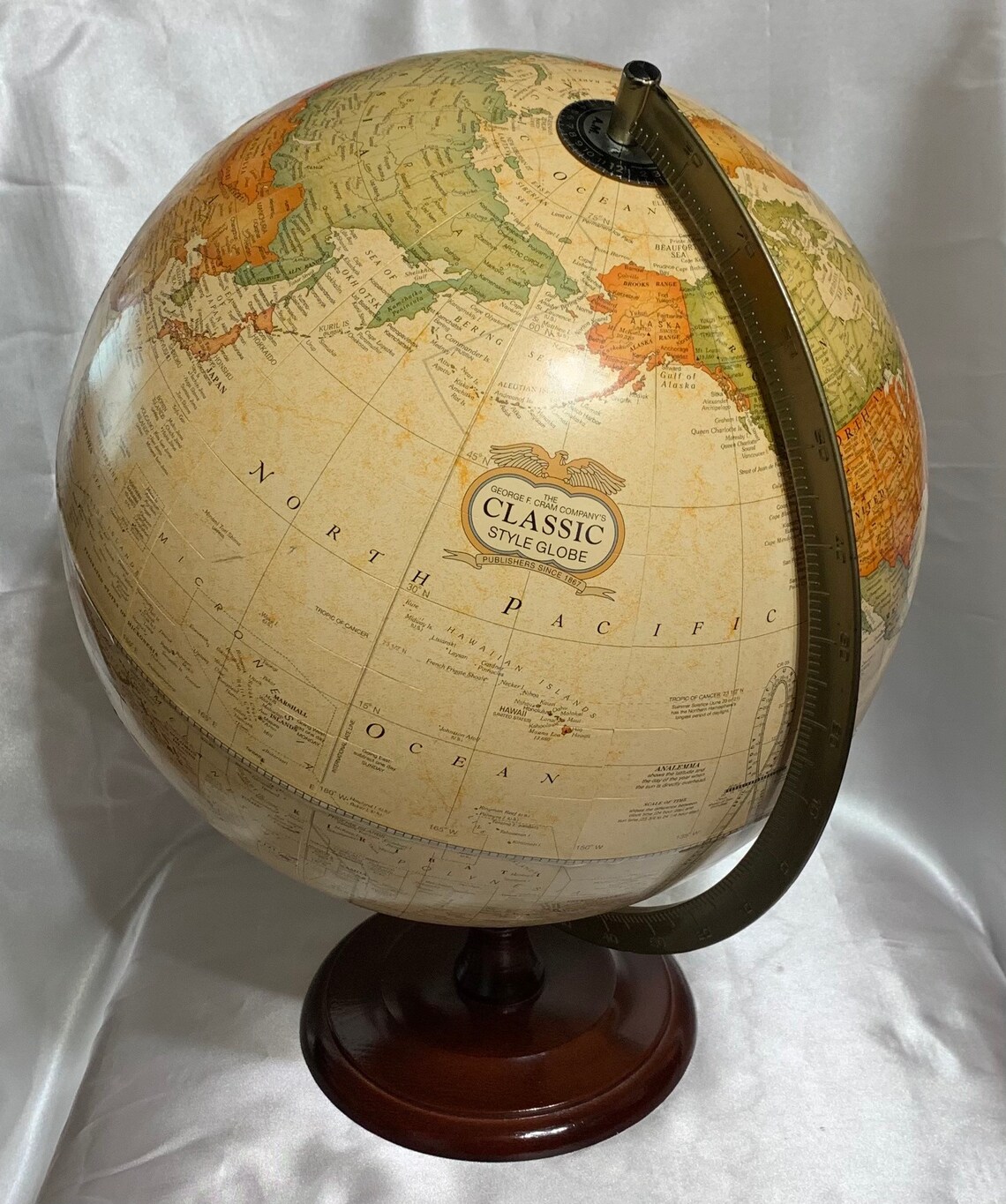 George F. Cram Classic Style 12 World Globe - Etsy