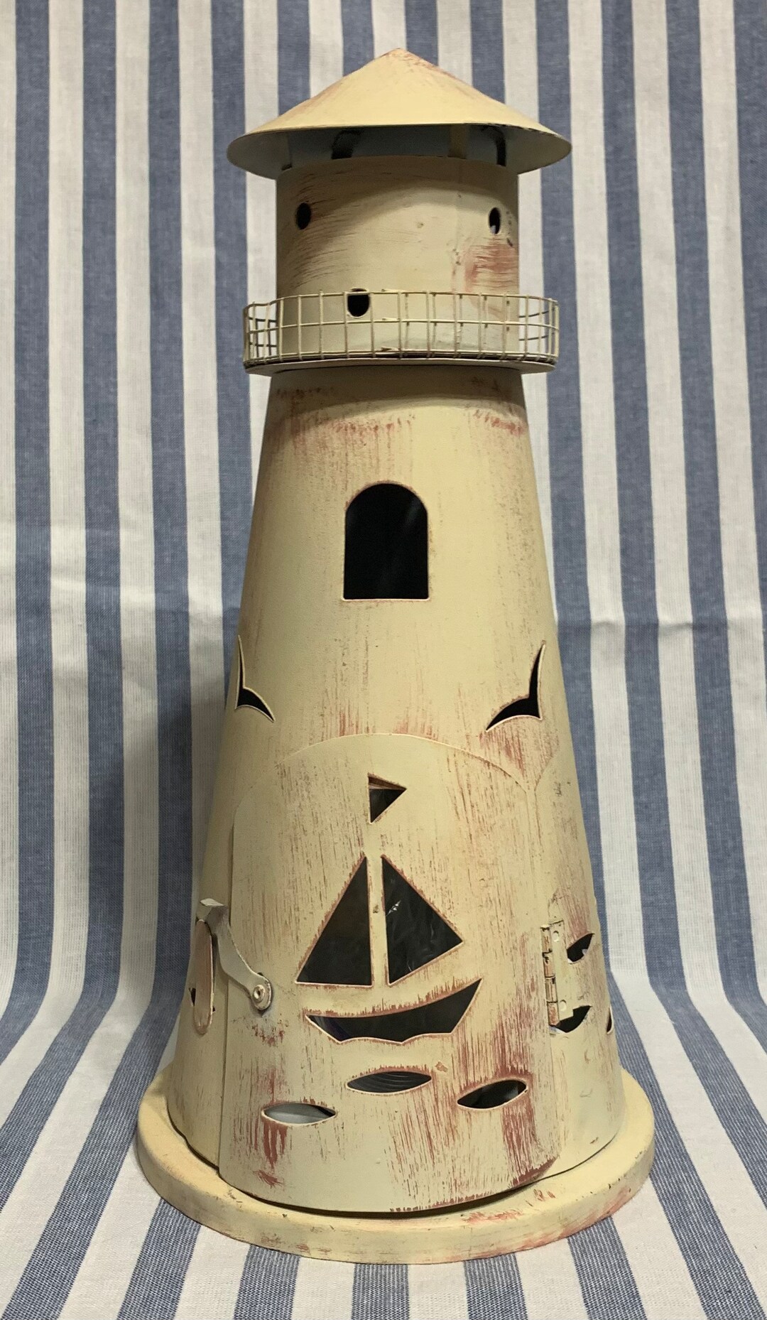 Lighthouse T-light / Tea Light Candle Lighthouse. NOTE: Please Read ...