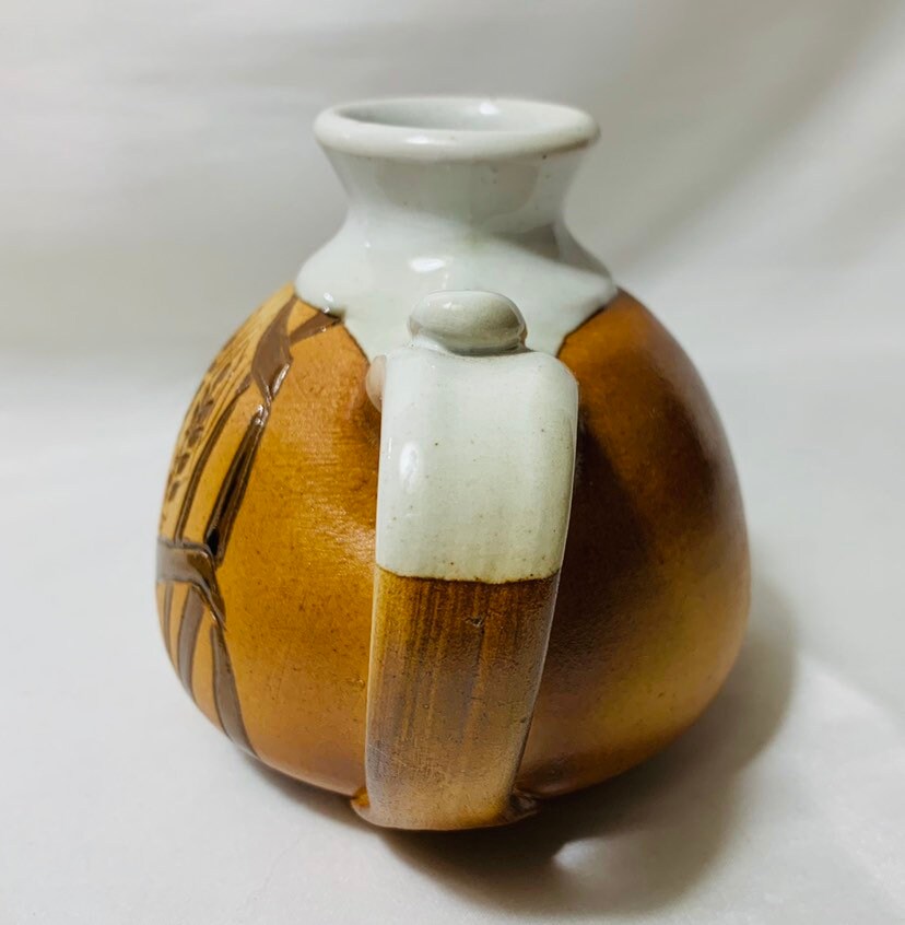 Homestead Pottery Wheat-leaf Wheat Grass Ceramic Jug. NOTE: - Etsy