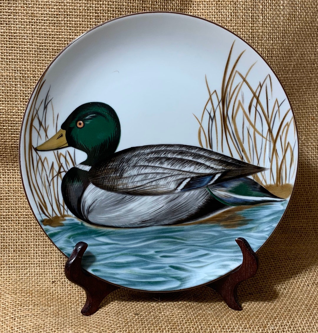 Set of (4) Collectible Duck Plates, Taste Seller, Nancie Goldstein ...