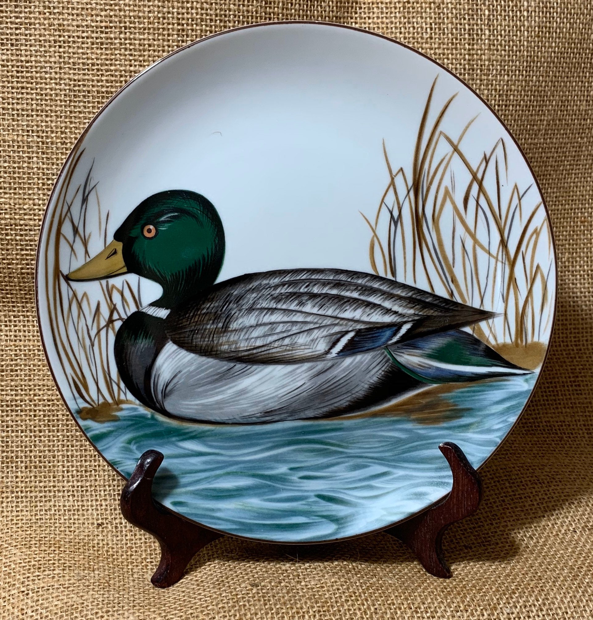 Set of (4) Collectible Duck Plates, Taste Seller, Nancie Goldstein ...