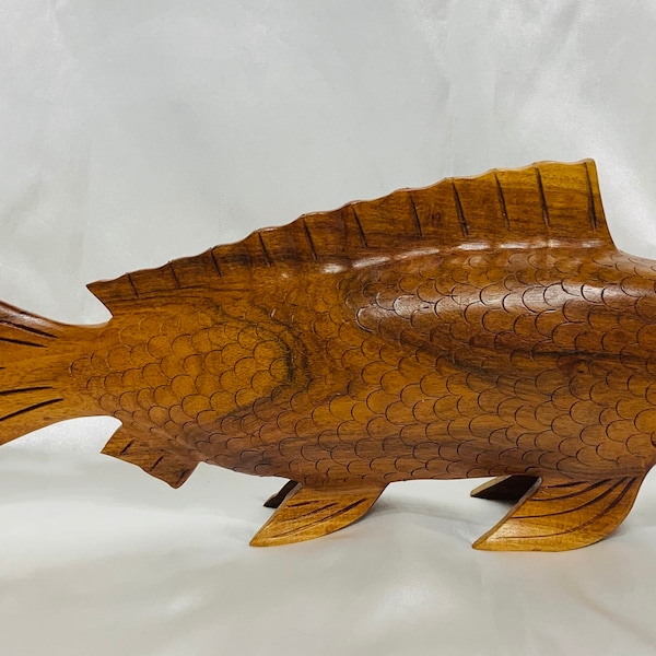 Wooden Fish - Etsy