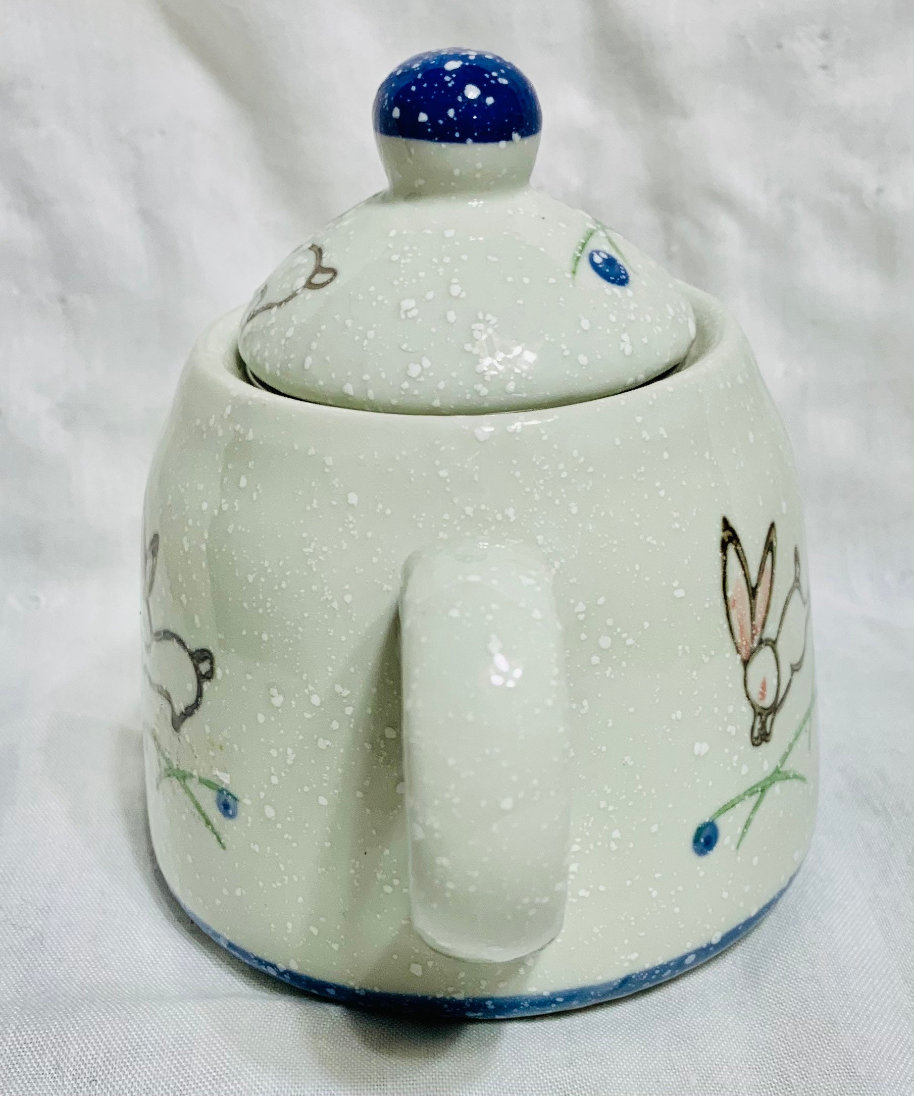 Rabbit Kutani Ware Porcelain Tea Set Teapot and 5 Cups | Etsy